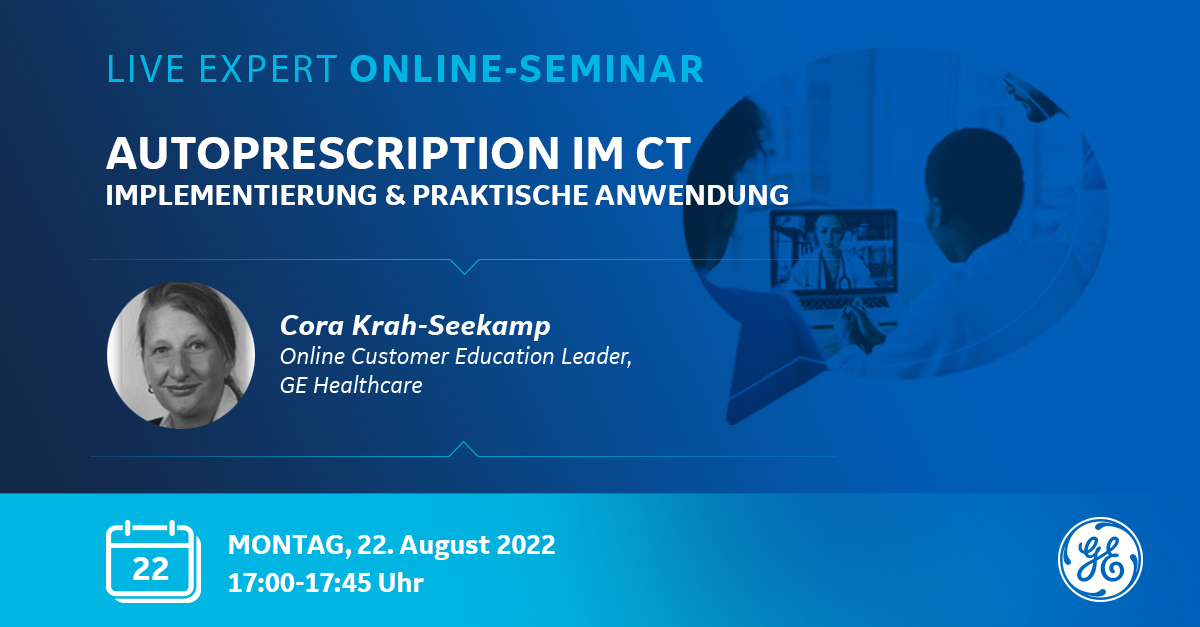 GE Healthcare | Live Expert Online-Seminar
